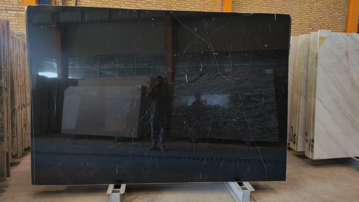 Absolute Black Marble Slab – Marenostone