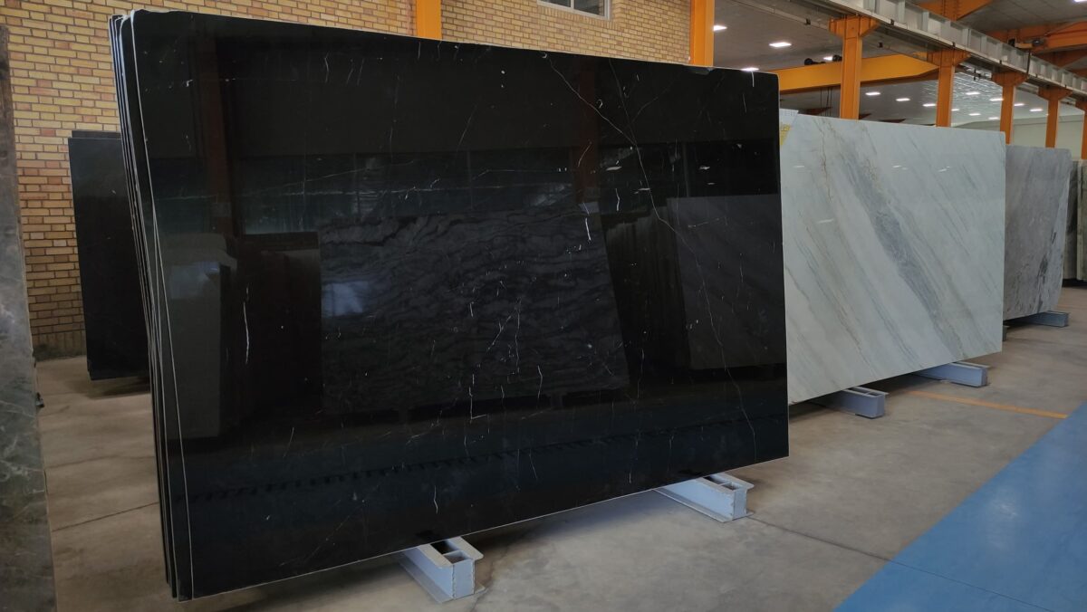 Absolute Black Marble Slab – Marenostone