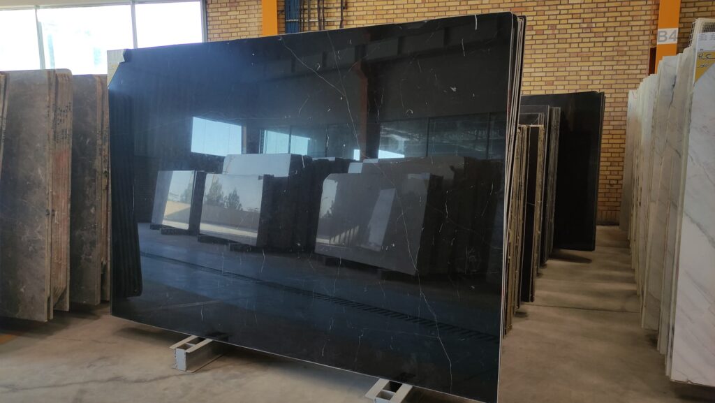 Absolute Black Marble Slab – Marenostone